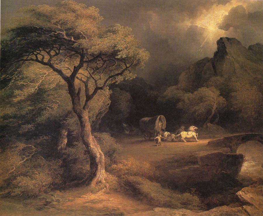 A Thunderstorm The Frightened Wagoner by James Arthur O'Connor